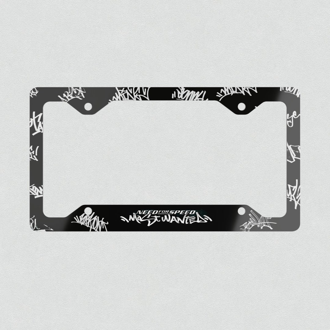 Need for Speed Most Wanted Blacklist License Plate Frame - Etsy