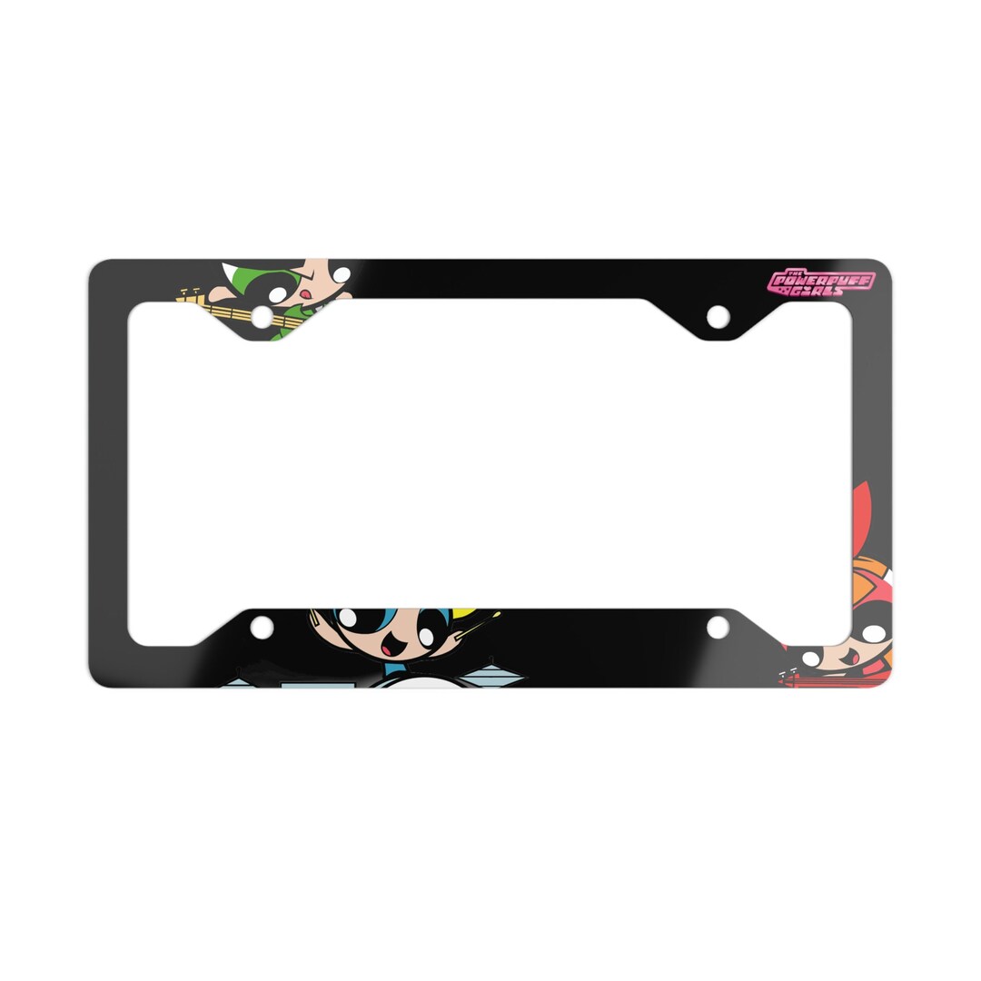 The Powerpuff Girls Band License Plate Frame - Etsy