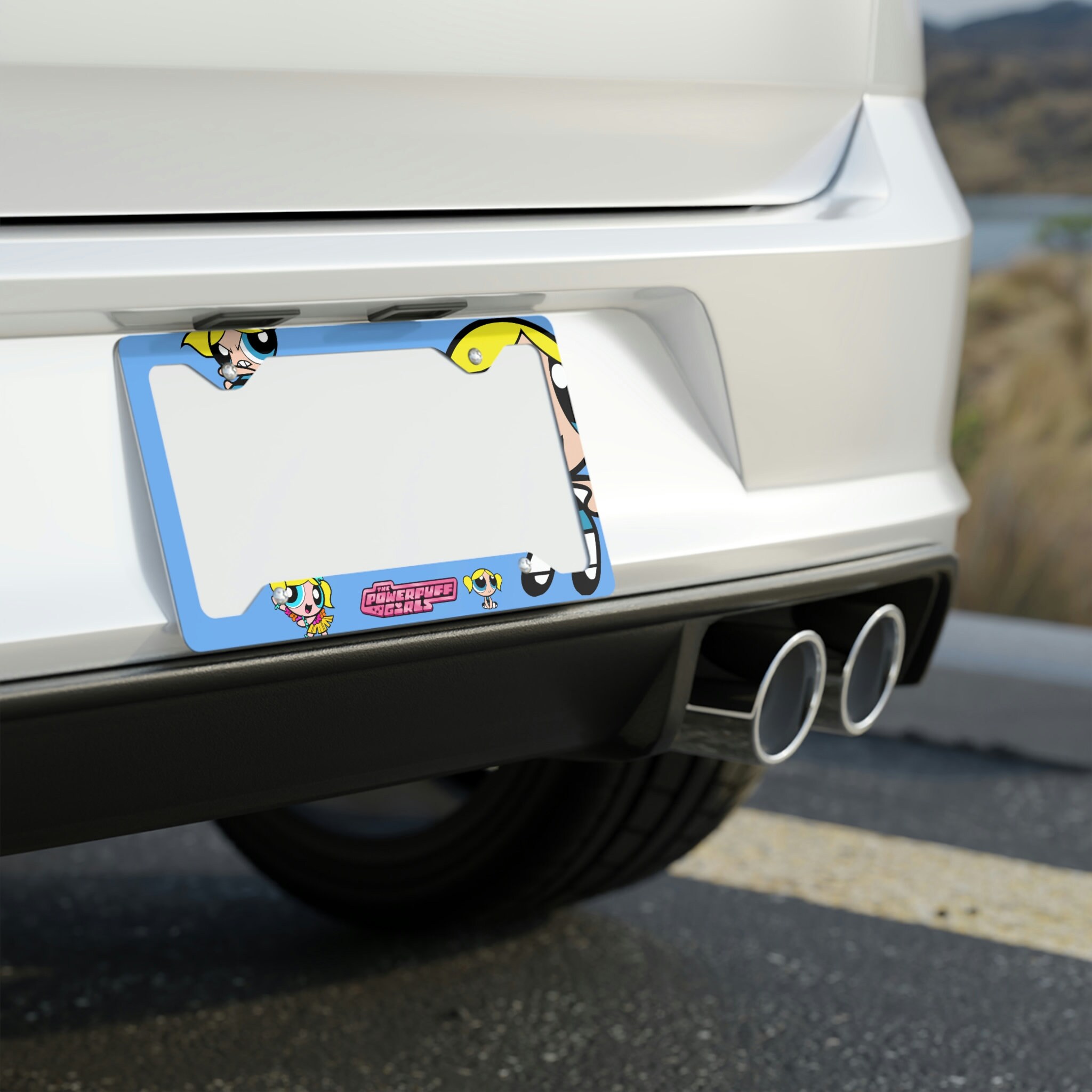 The Powerpuff Girls Bubbles License Plate Frame - Etsy