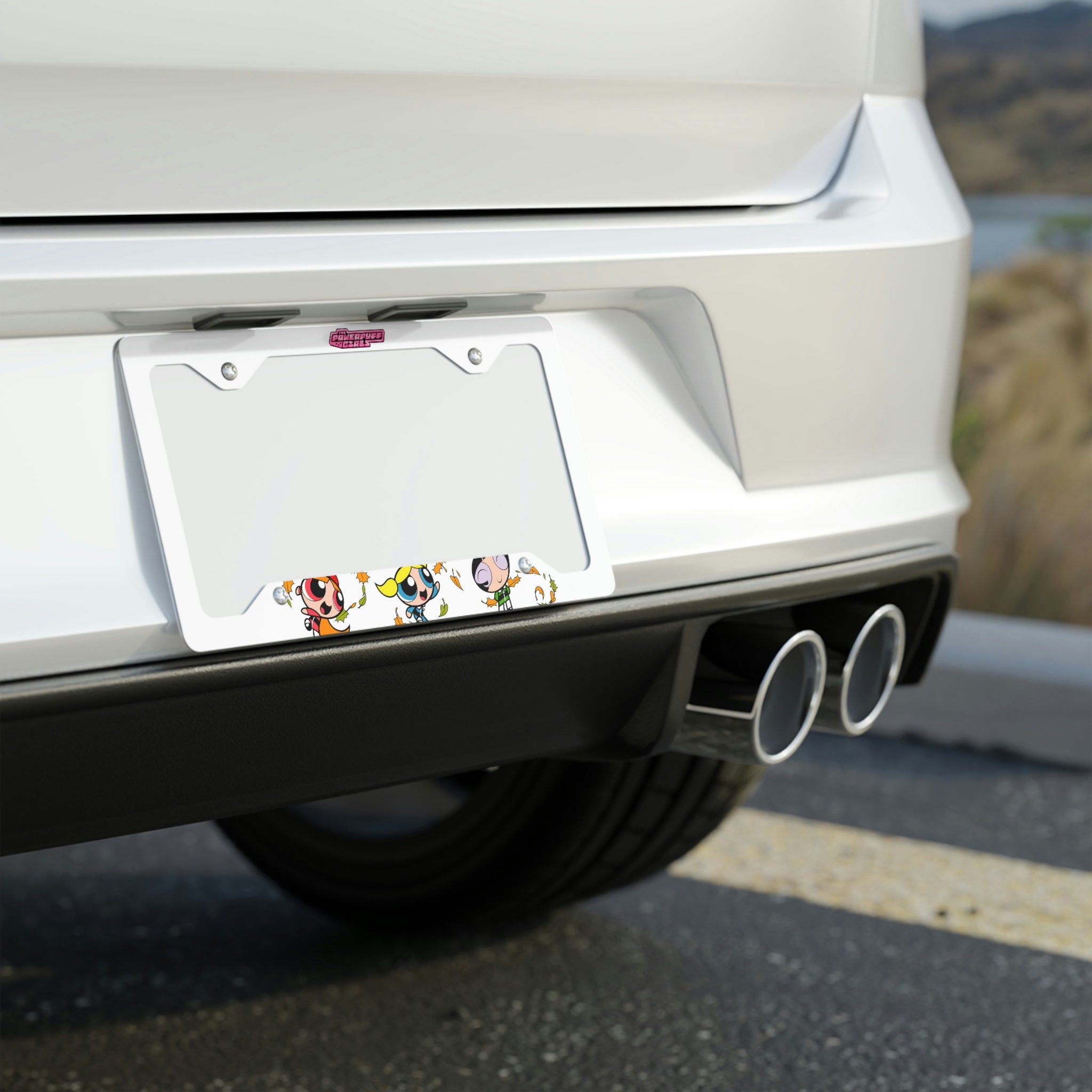 The Powerpuff Girls Fall License Plate Frame - Etsy