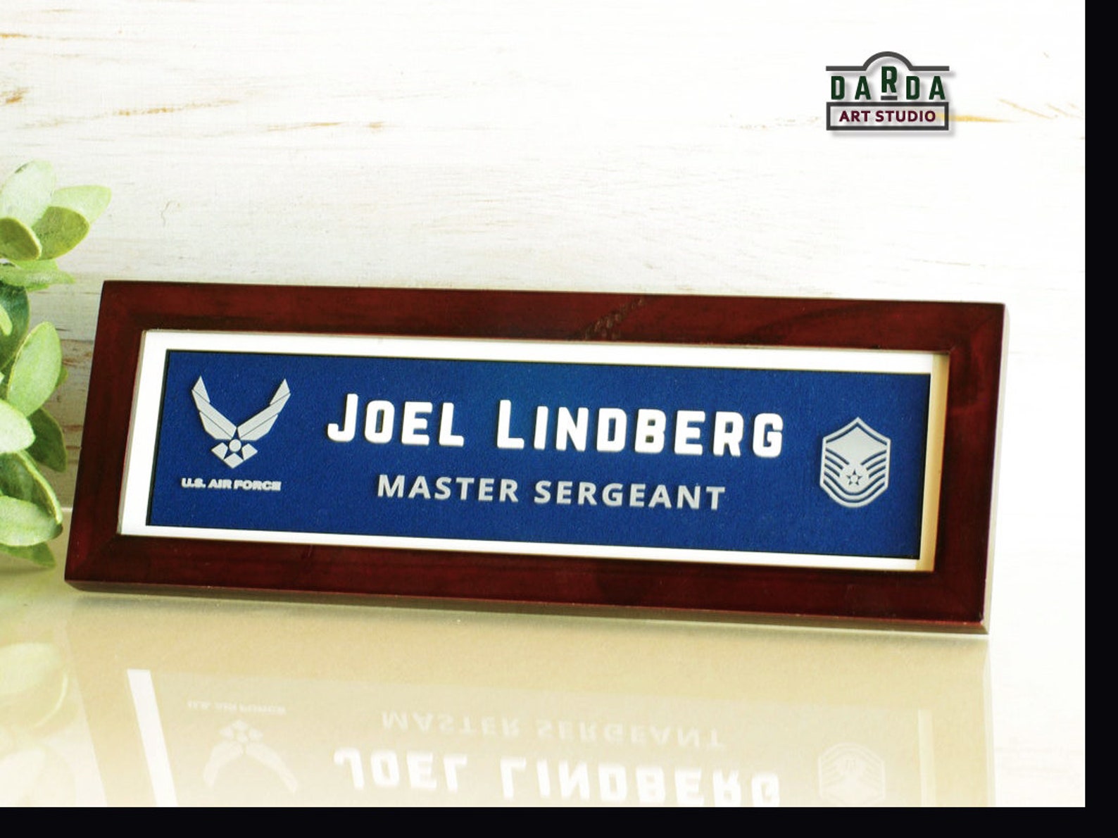 Military Desk Name Plate Office Name Sign Military | Etsy