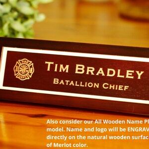 Military Desk Name Plate Office Name Sign Military | Etsy