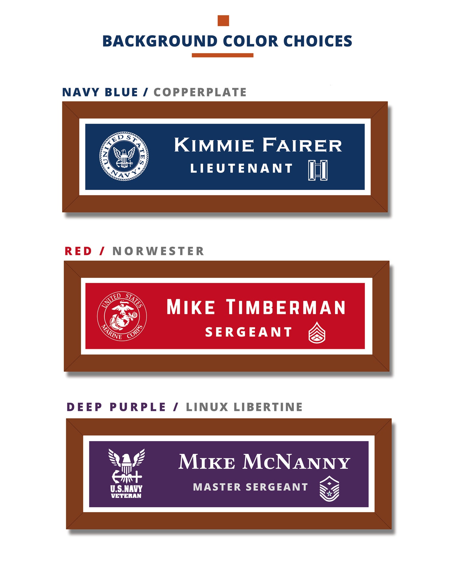Military Desk Name Plate Office Name Sign Military - Etsy