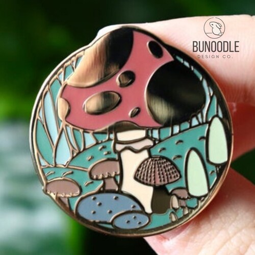 Cute Coco Mushy Mushy Girls Enamel Pins Cute Mushroom Pin - Etsy