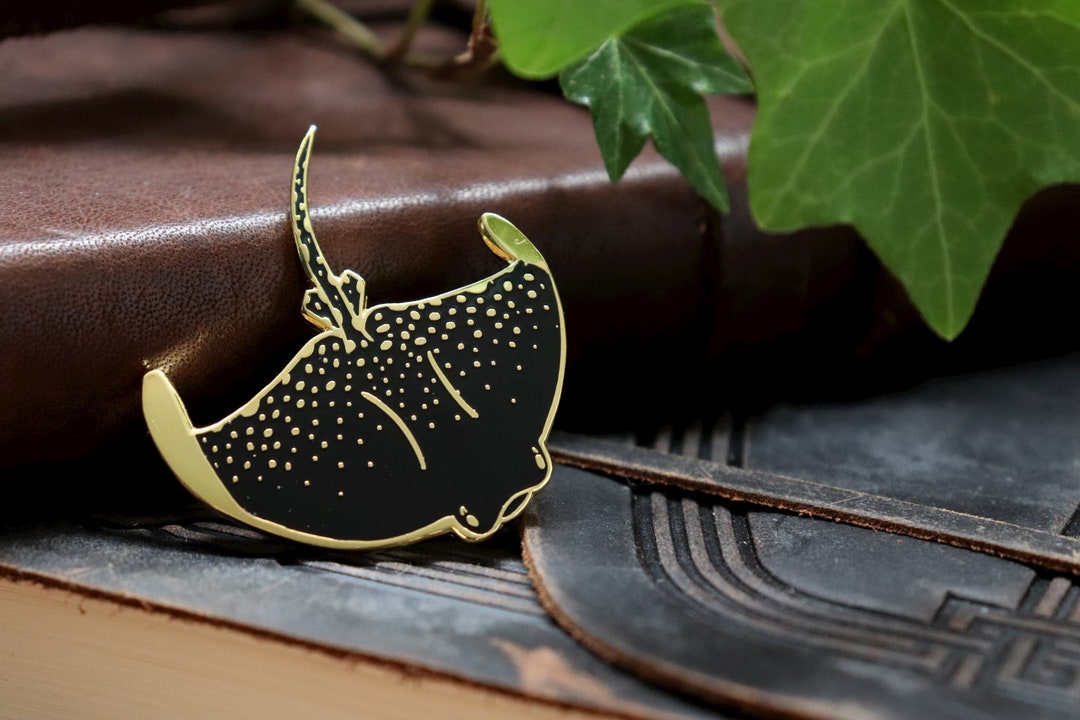 Stingray Enamel Pin - Etsy
