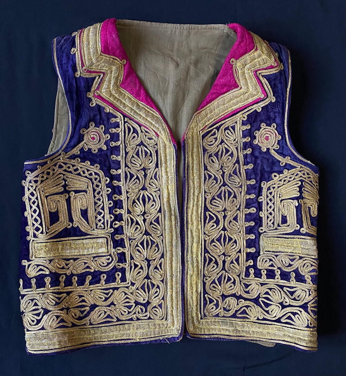 Antique Textile, Embroidery, Antique Costume, Vest, Antique Vest ...