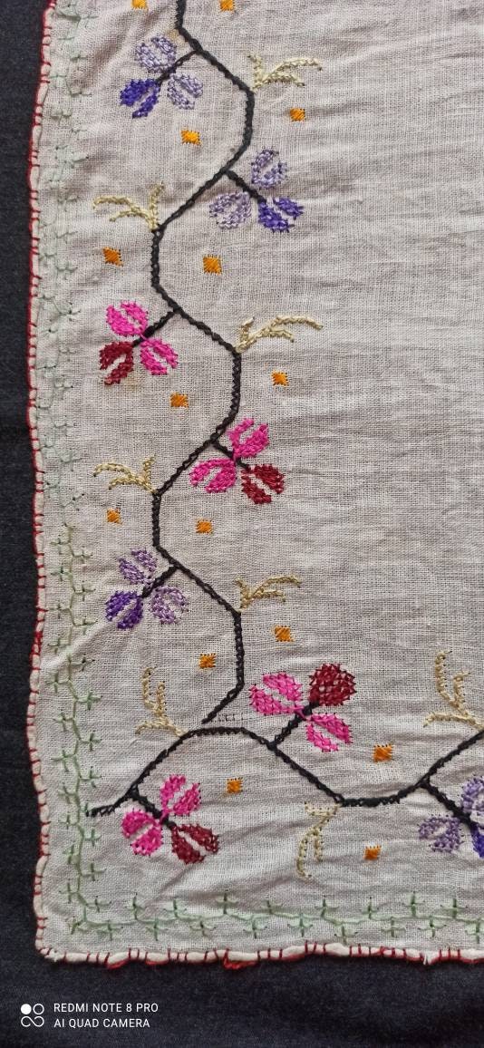 Handcrafted Textile, Vintage Embroidery Textile - Etsy