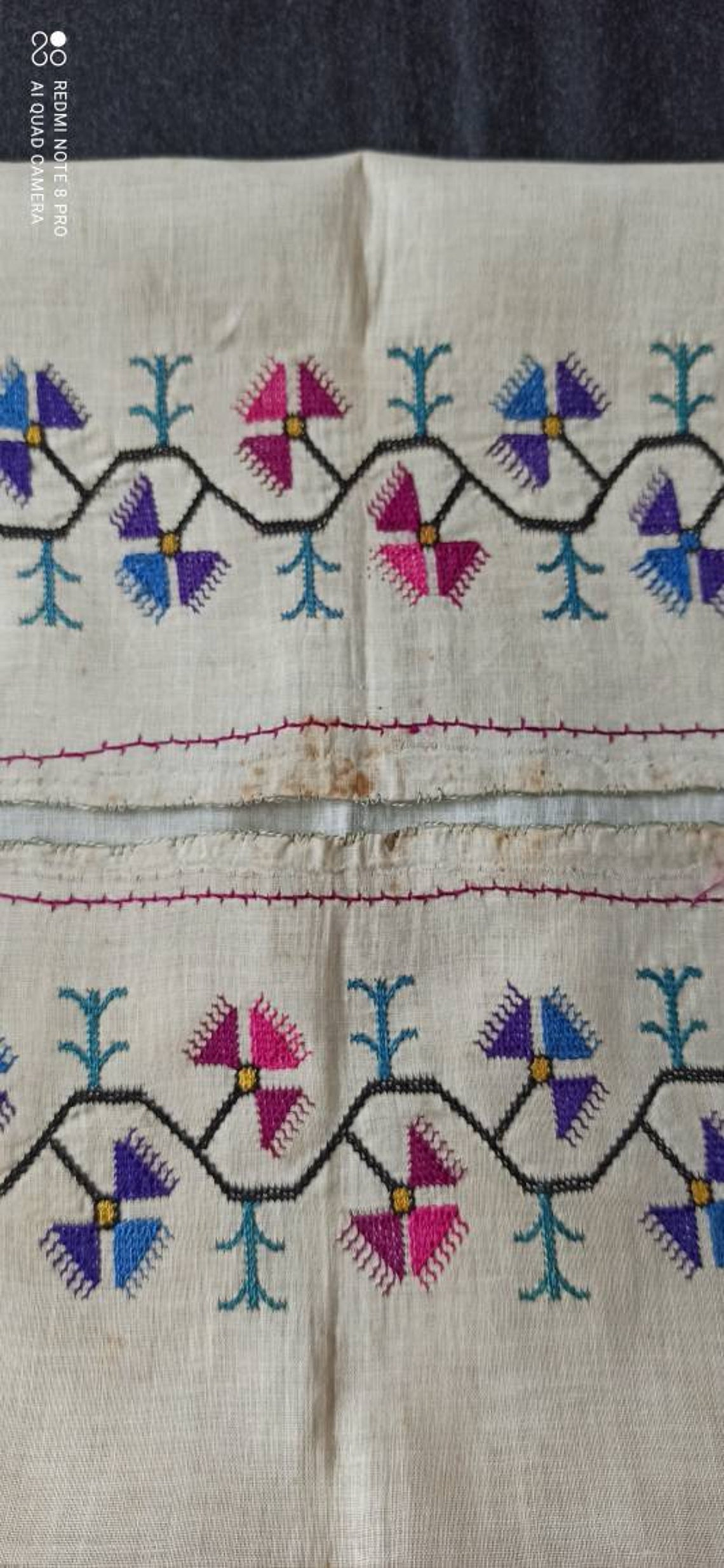 Vintage Embroidery , Turkish Embroidery Textile - Etsy