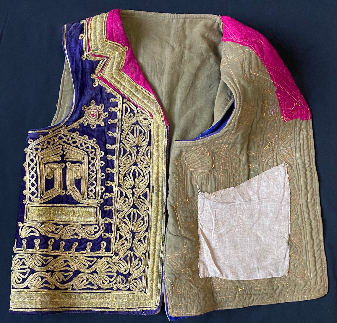 Antique Textile, Embroidery, Antique Costume, Vest, Antique Vest ...