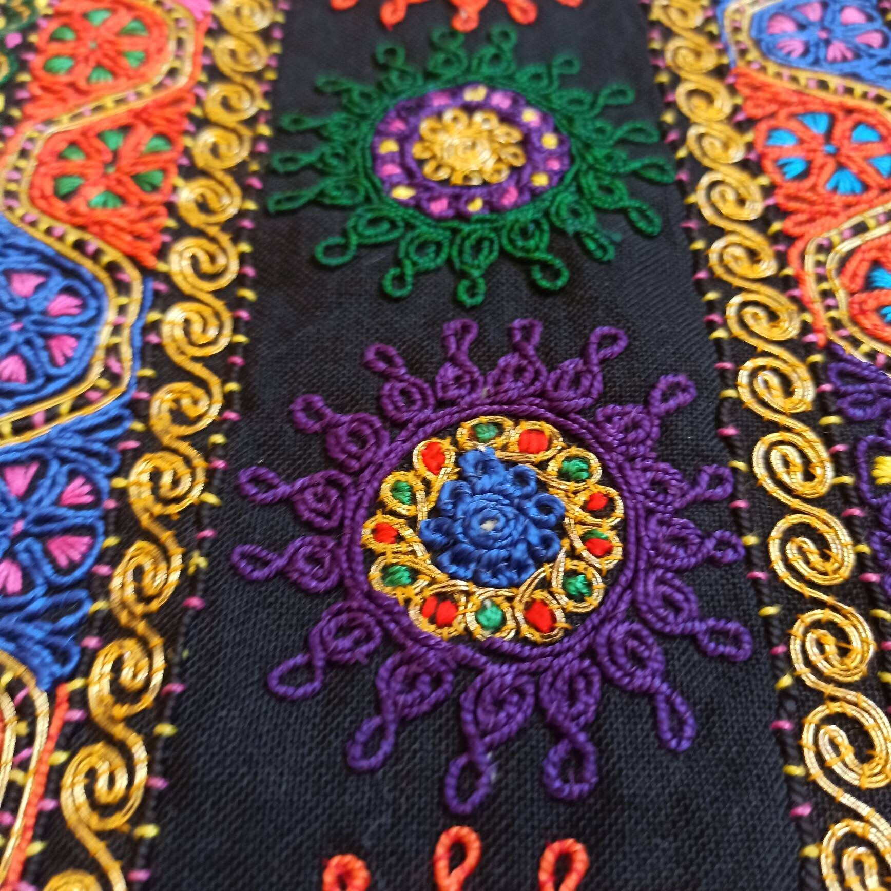 Antique Textile, Textile, Embroidery, Decorative Textile, Handwork ...