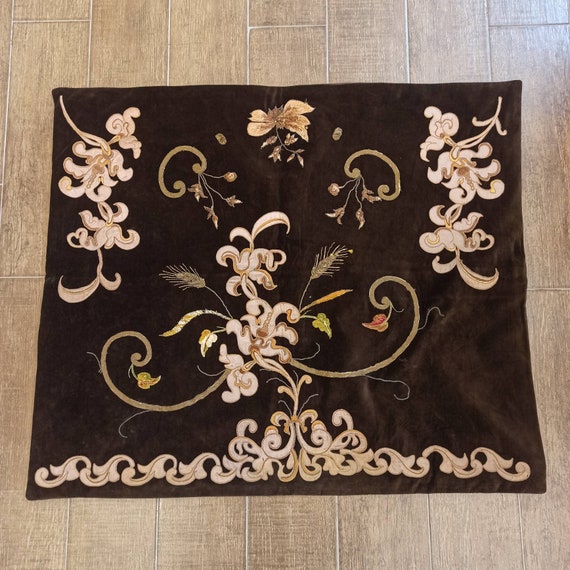 Antique Textile Embroidery Antique Embroidery Decorative - Etsy