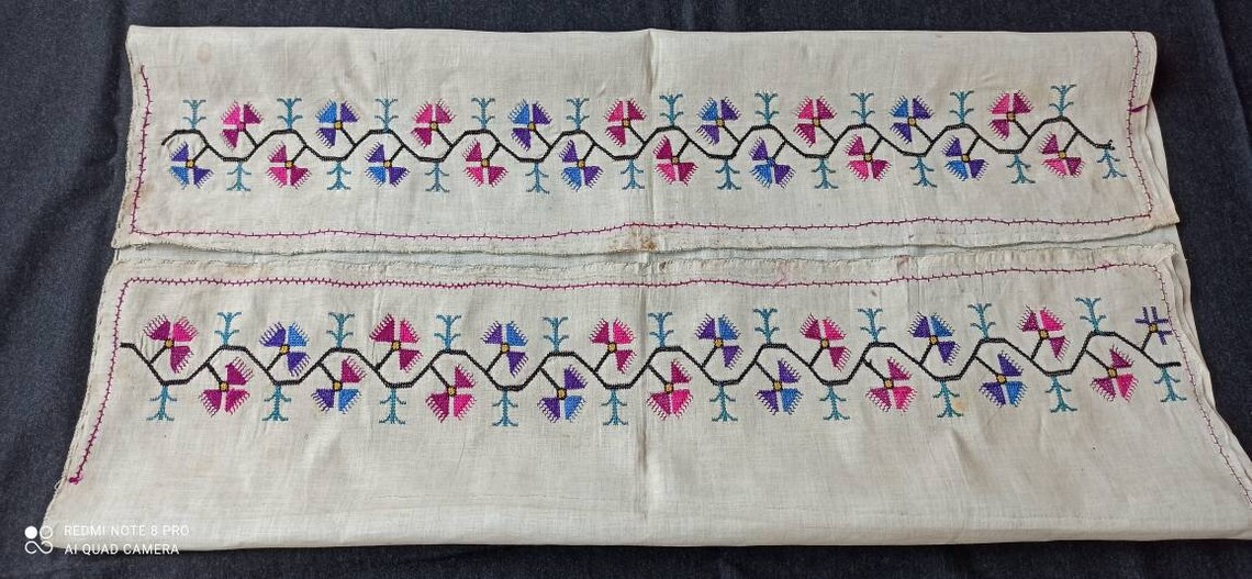 Vintage Embroidery , Turkish Embroidery Textile - Etsy