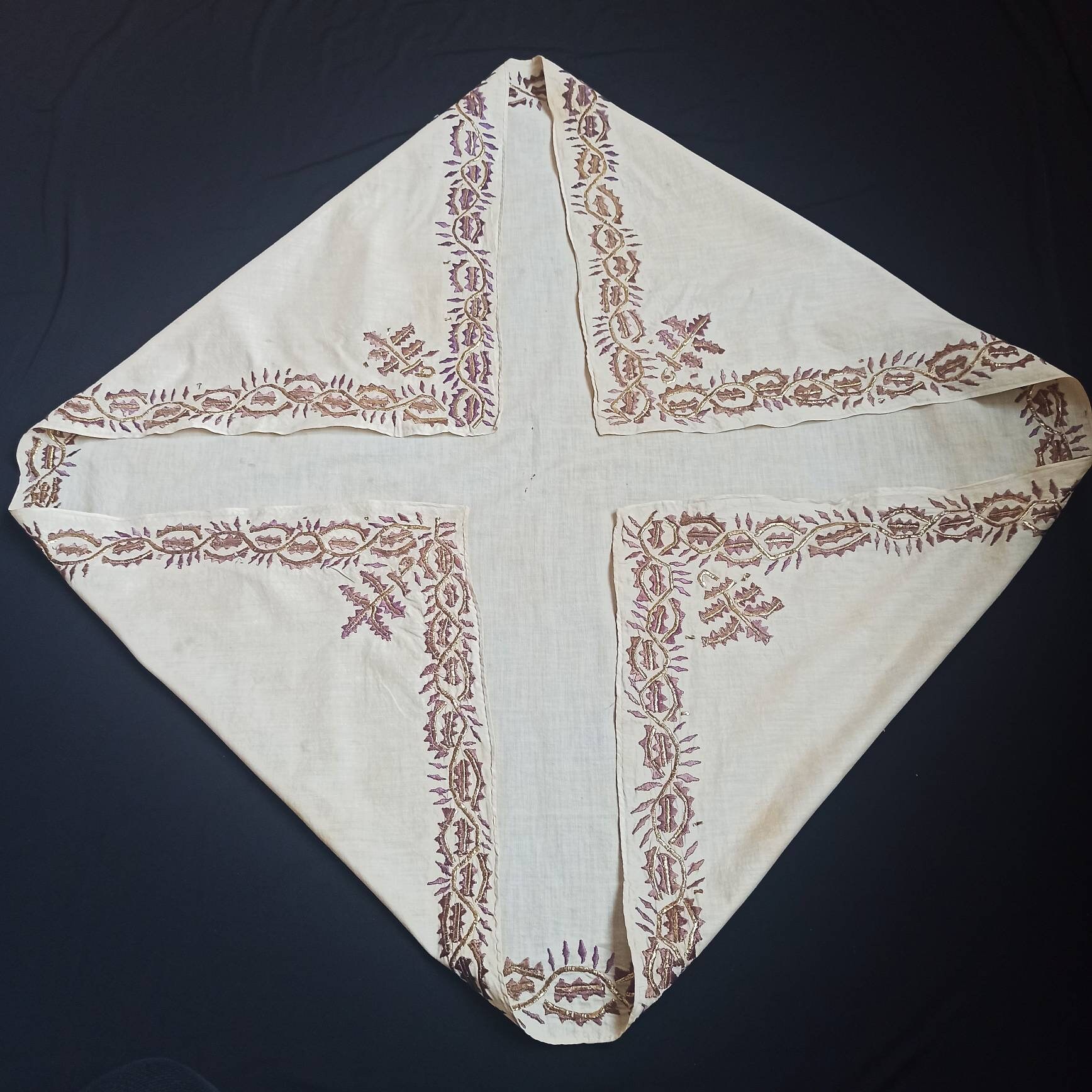 Antique Textile, Embroidery,silk Textile, Metallic Textile, Handworking ...