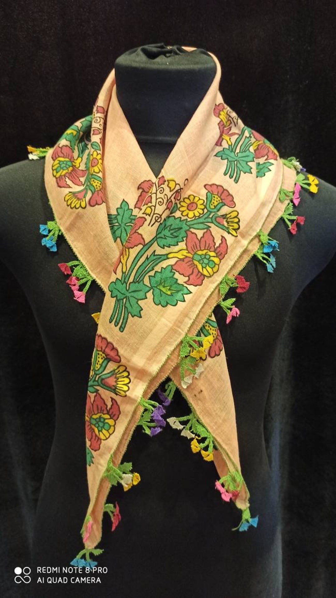 Scarf, Turkish Scarf, Handwork Scarf, Needlelace, Needlelace Scarf ...