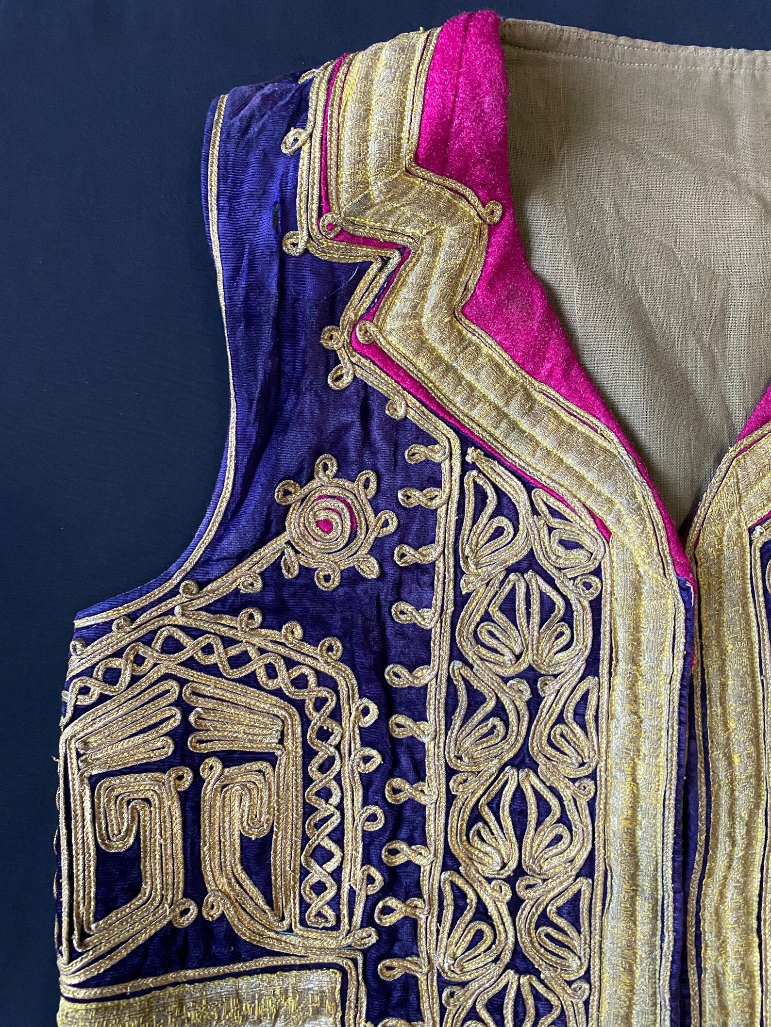 Antique Textile, Embroidery, Antique Costume, Vest, Antique Vest ...