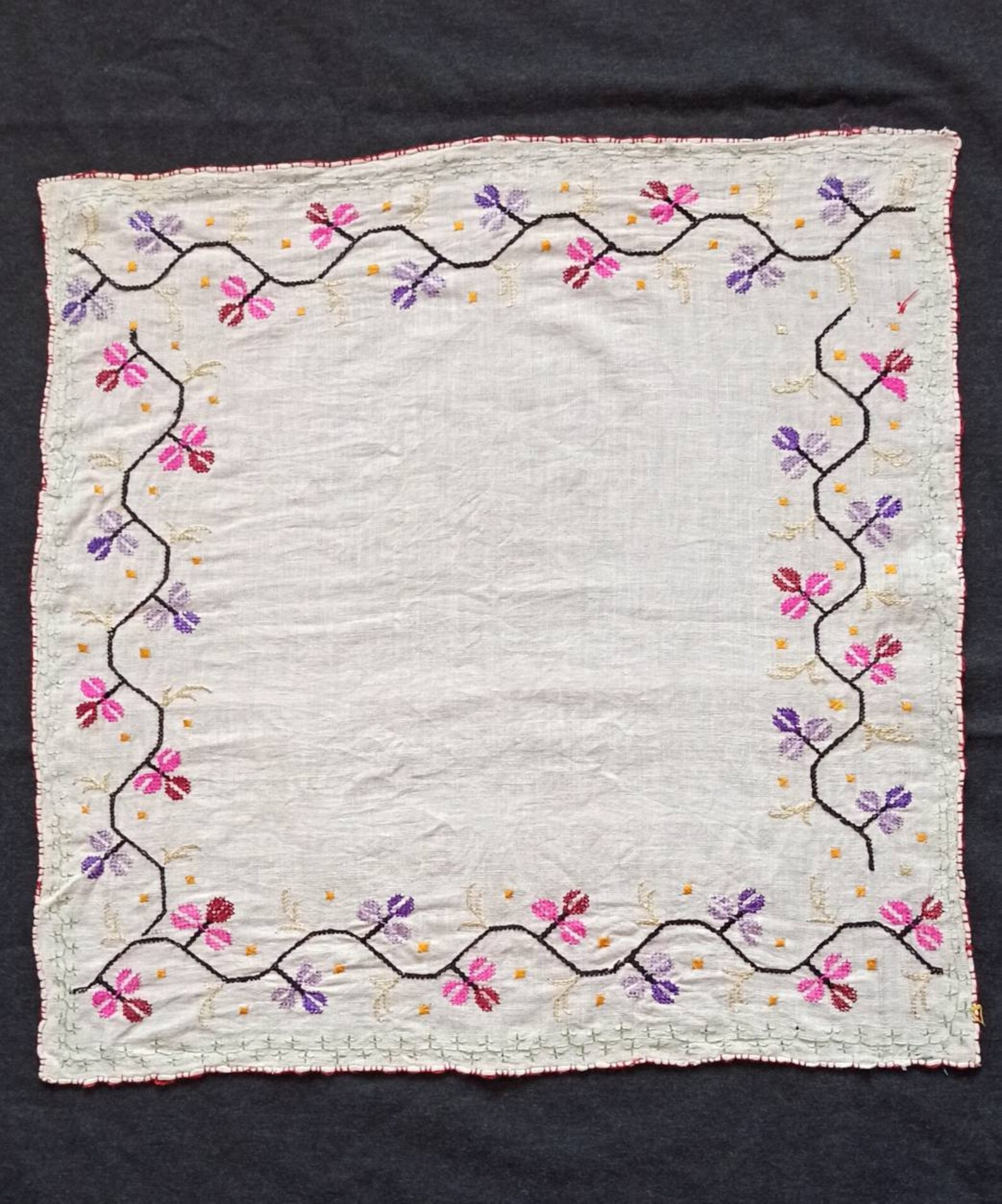 Handcrafted Textile, Vintage Embroidery Textile - Etsy