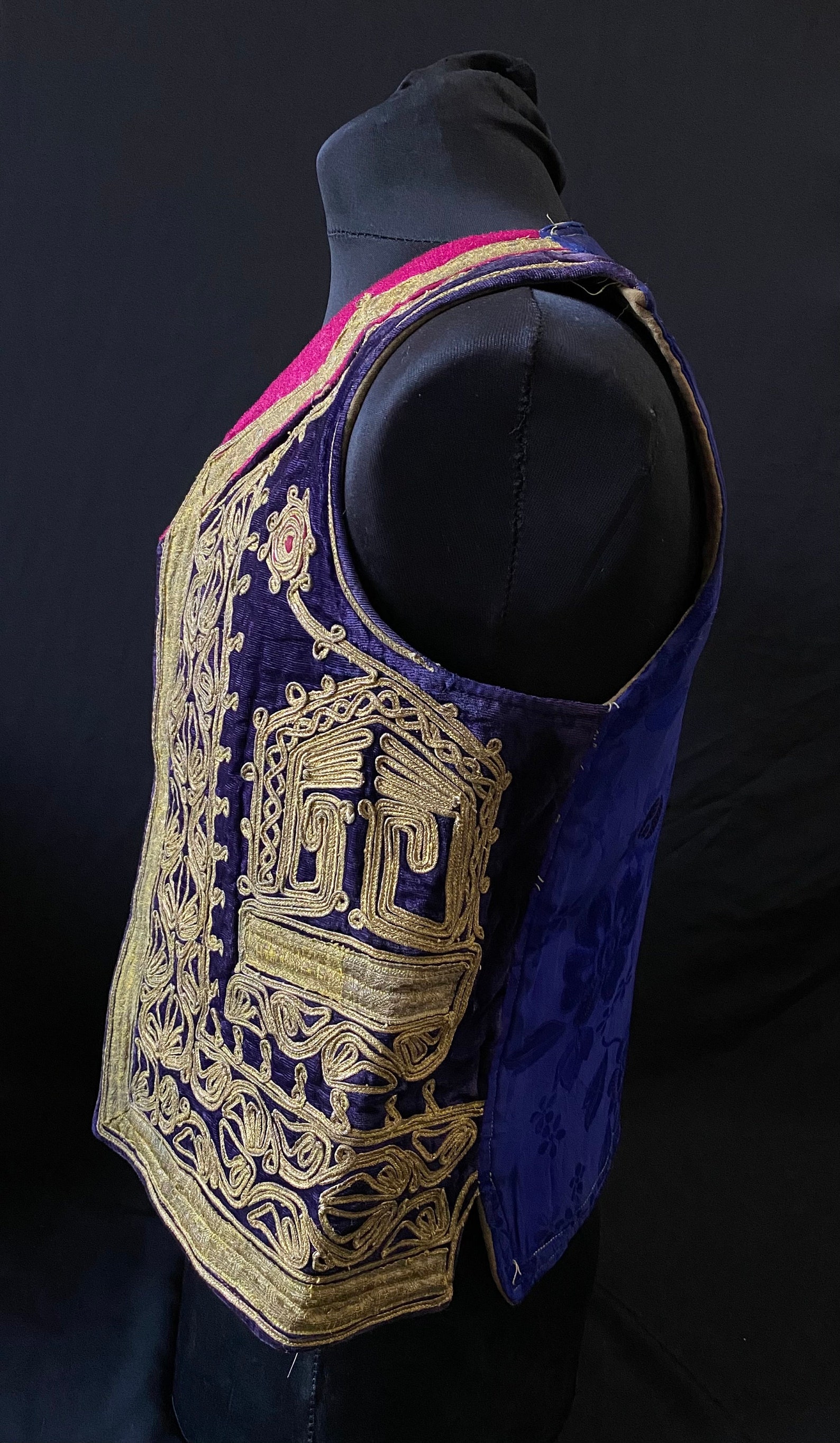 Antique Textile, Embroidery, Antique Costume, Vest, Antique Vest ...