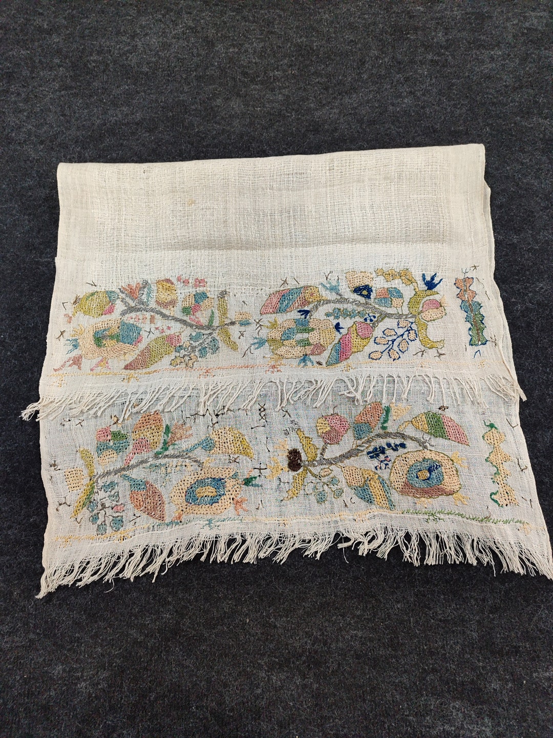 Antique Embroidery Embroidery Decorative Textile Decorative - Etsy