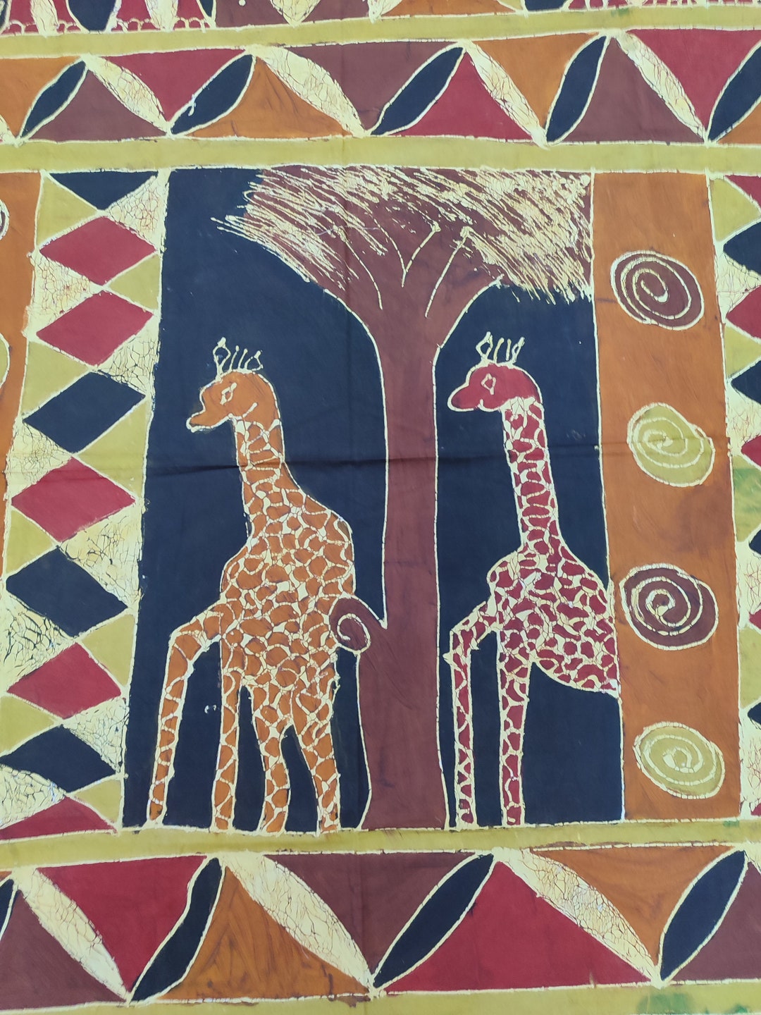 Painting Textile, Handmade Textile, African Textile, Animal Textile ...