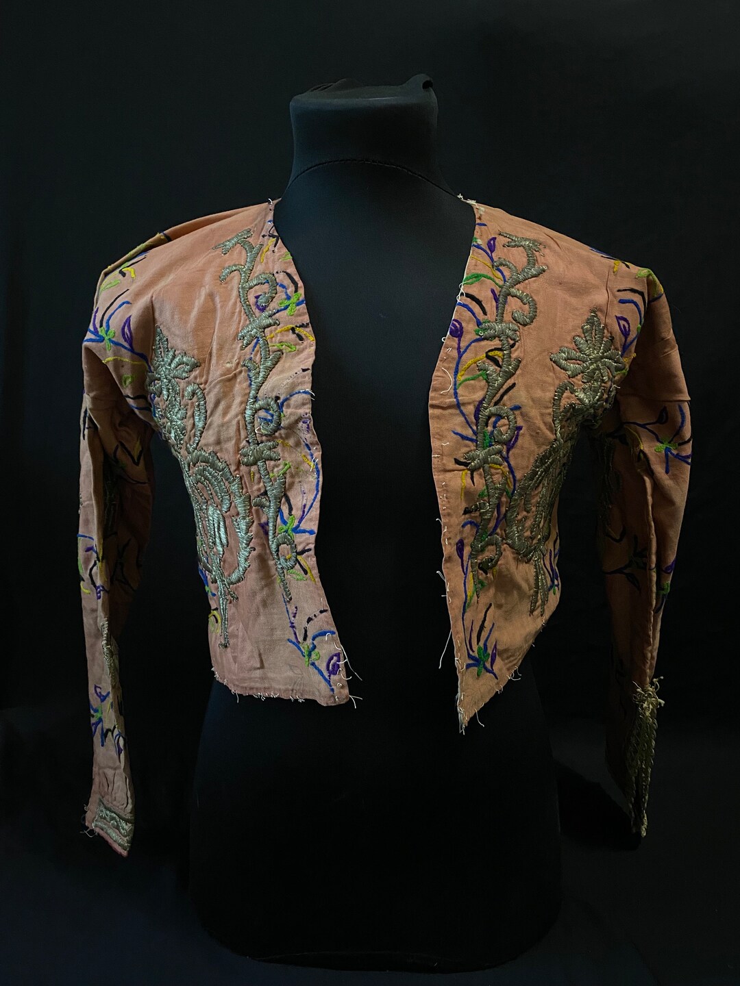 Antique Textile, Embroidery, Antique Costume, Vest, Antique Vest ...