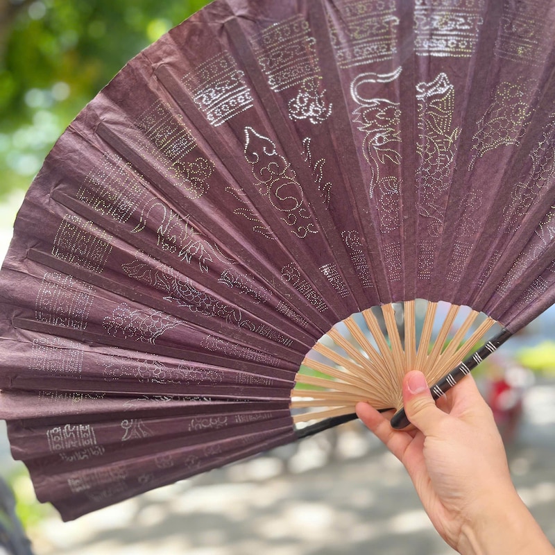 Bamboo Fan - Etsy
