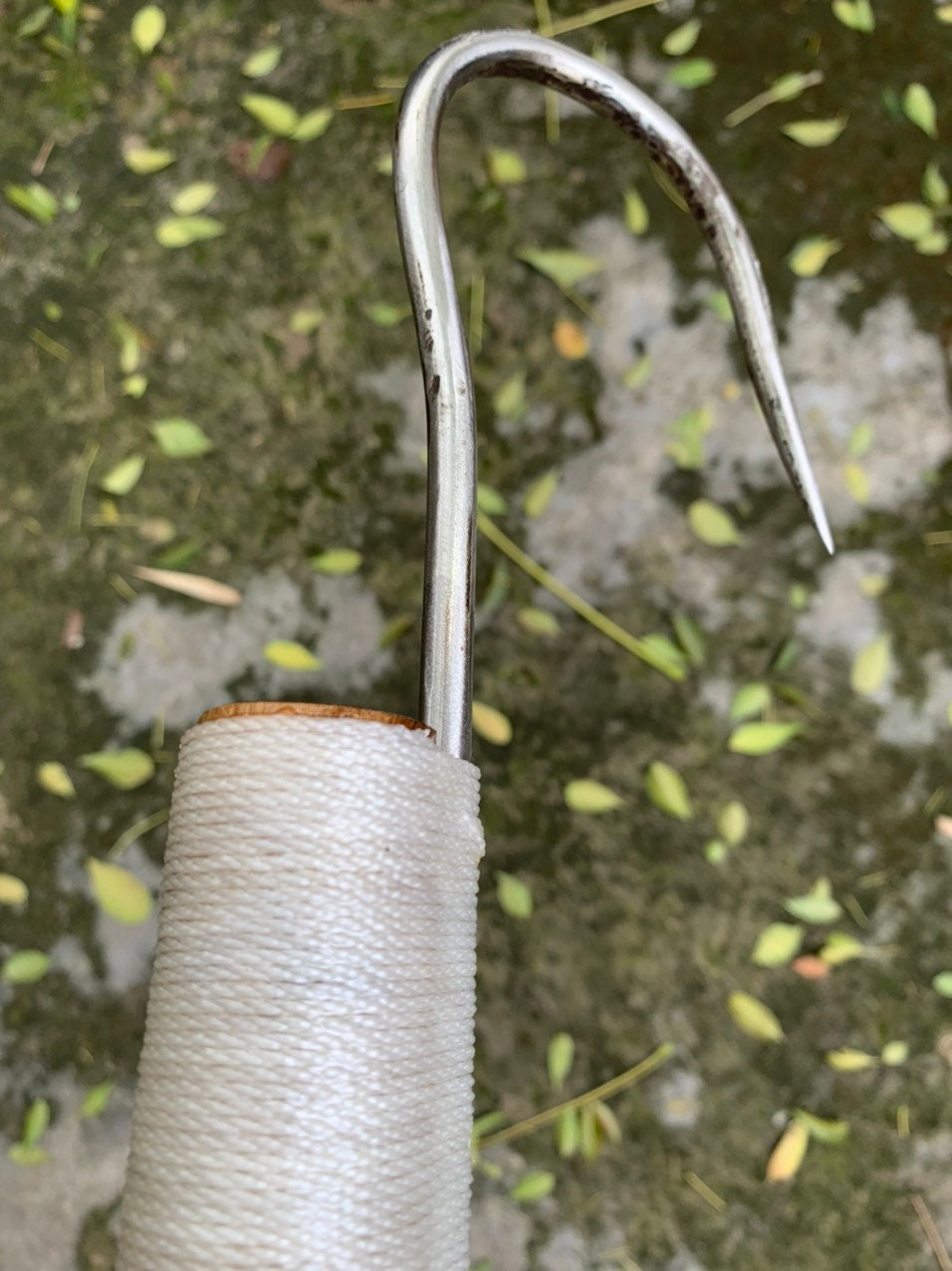 Bamboo Fishing Gaff by Smith and Special Solid Bamboo - Etsy