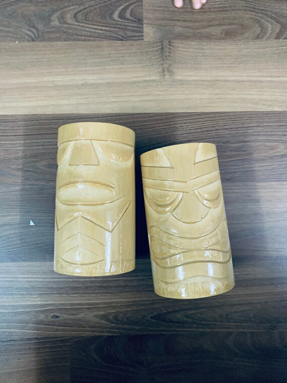 Personalized Tiki Mug/ Tiki Drinkware/ Tiki Cup/ Bamboo Mug - Etsy
