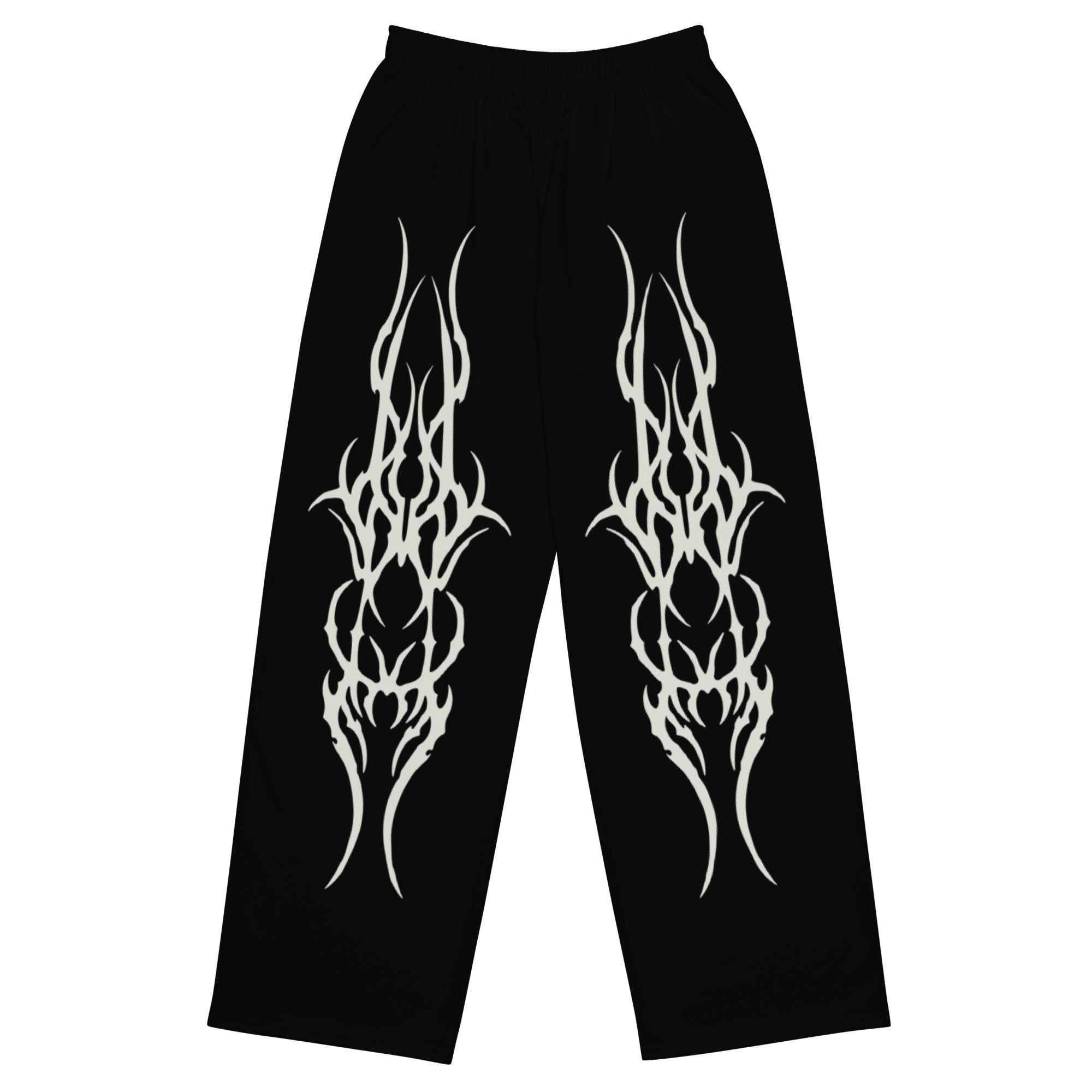 Cybersigilism Pants Neo Tribal Goth Tattoo Wideleg Cyber Punk Grunge ...