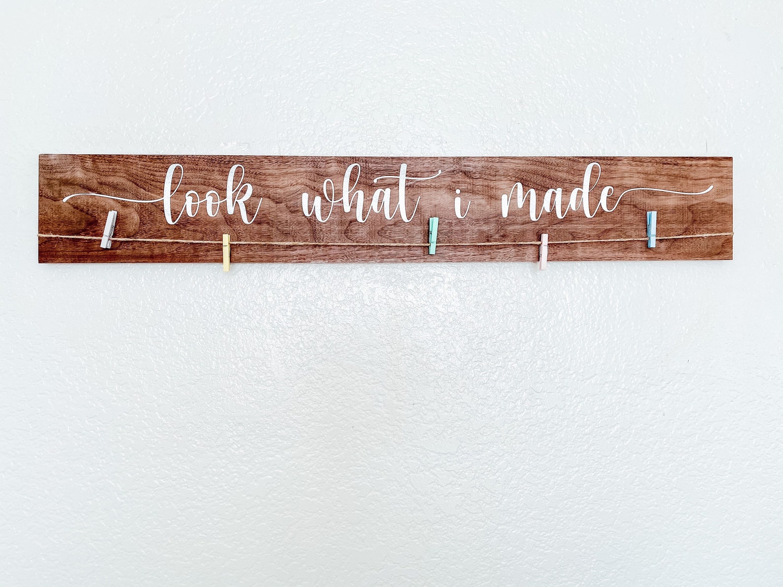 Look What I Made Custom Wall Sign to Hang Kids Artwork - Etsy