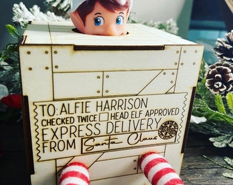 Elf on the Shelf Custom Box - Etsy