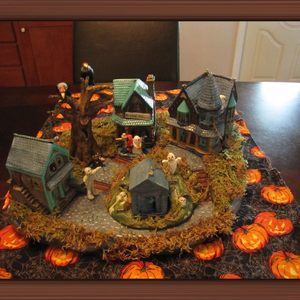 Halloween Village - Etsy