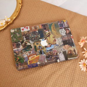 Art Collage MacBook Case: Unique Laptop Cover - Etsy