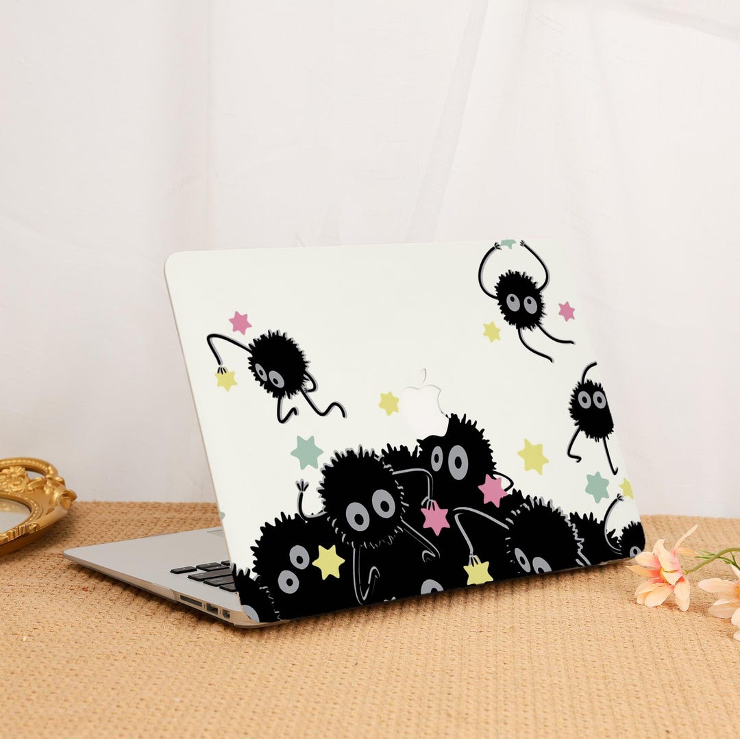 Cute Fuzzy Monster Fun MacBook Case for New 2025 M4 Air 15/13 Inch ...
