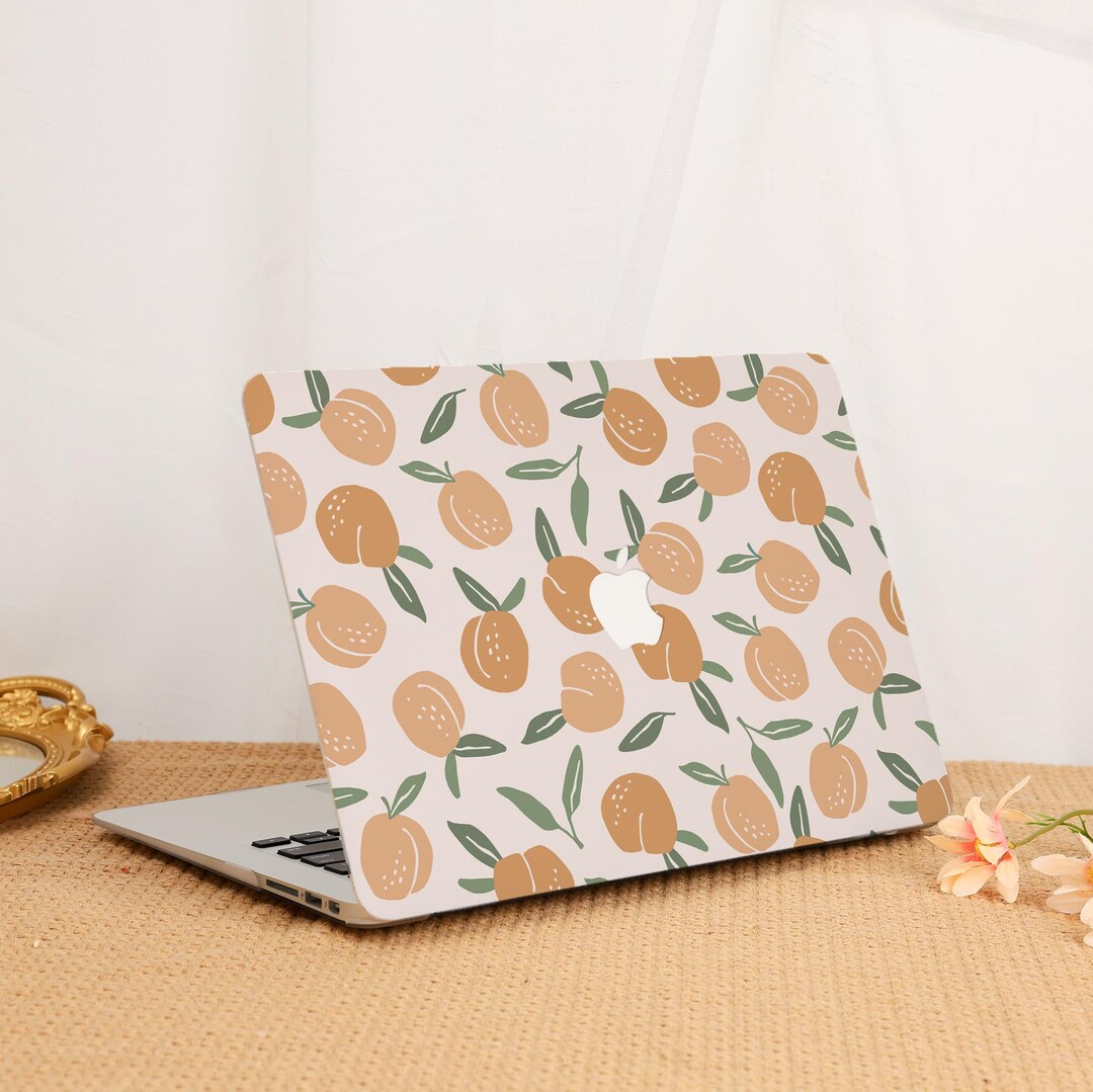 Peach MacBook Case: Pastel Fruity Laptop Cover - Etsy