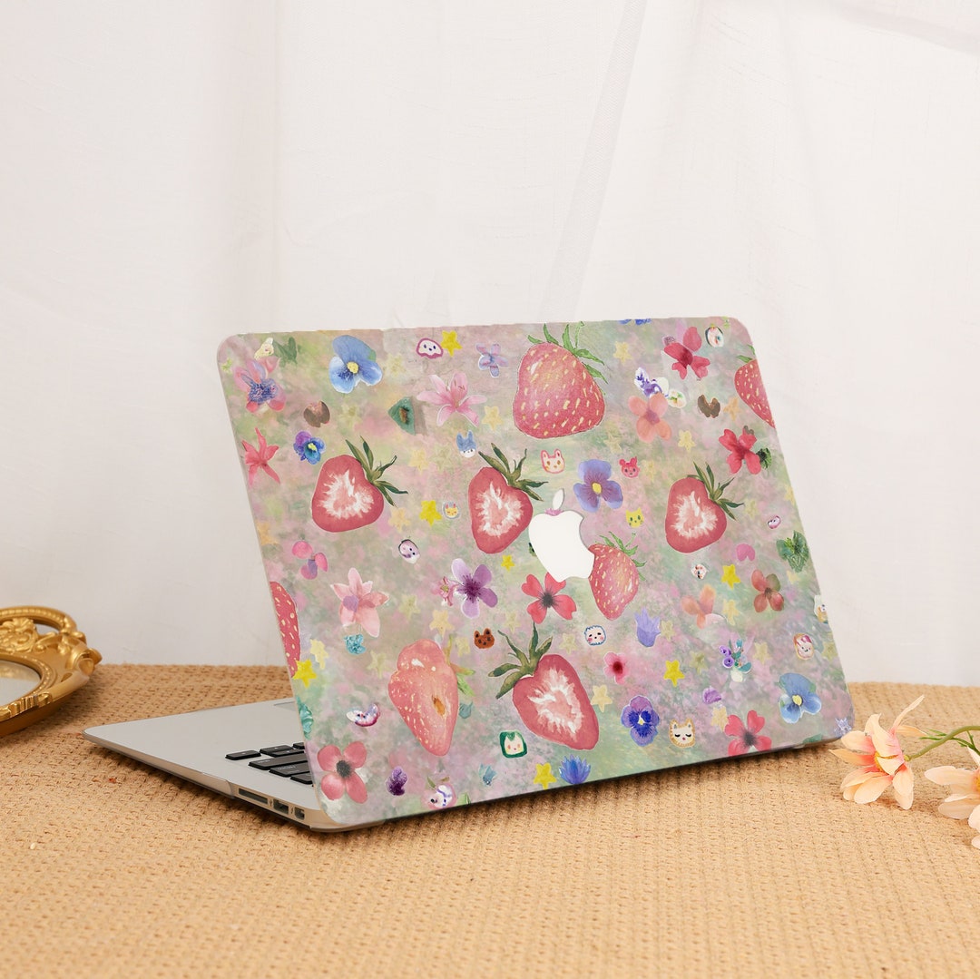 Cute Strawberry MacBook Case for Air 15 14 13 A2941 A2681 A3113 A2337 ...