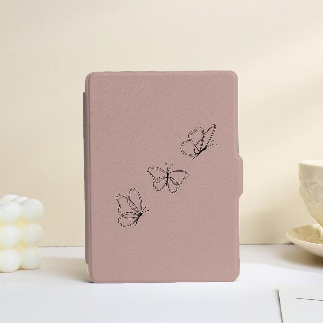 Butterfly Line Art Kindle Case, Modern Reader Cover - Etsy