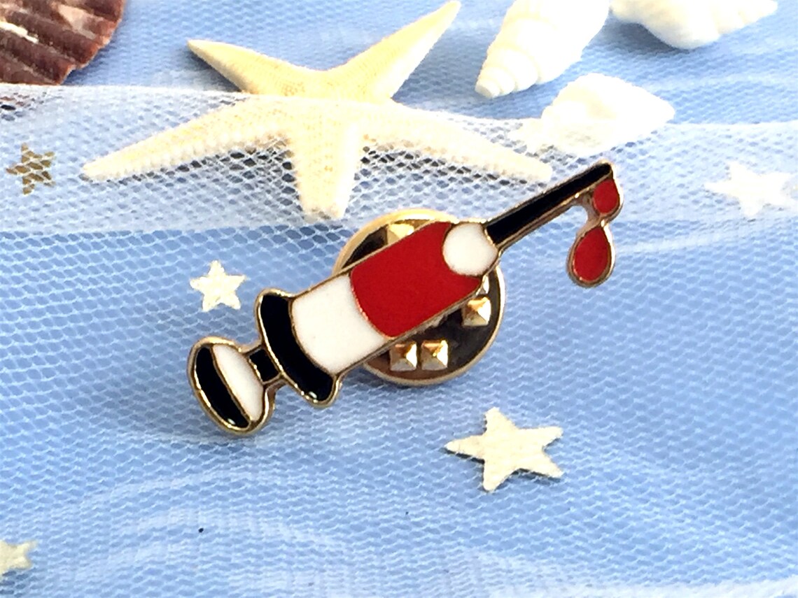 Halloween Gift Red Blood Pin Pins Hard Enamel Pins Kawaii Pin - Etsy