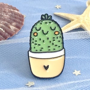 Cute Cactus Pin Pins Hard Enamel Pins Kawaii Pin Lapel Pin - Etsy