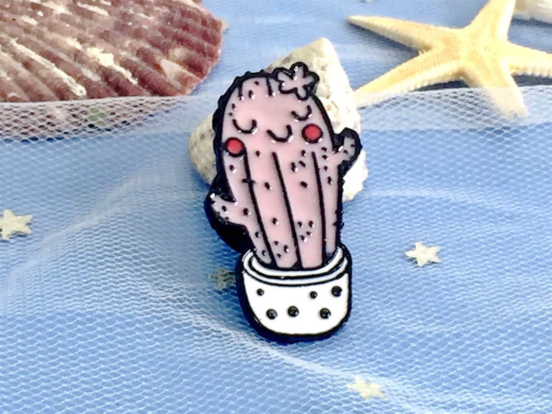 Cute Cactus Pin Pins Hard Enamel Pins Kawaii Pin Lapel Pin - Etsy