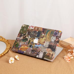 Art Collage MacBook Case: Unique Laptop Cover - Etsy