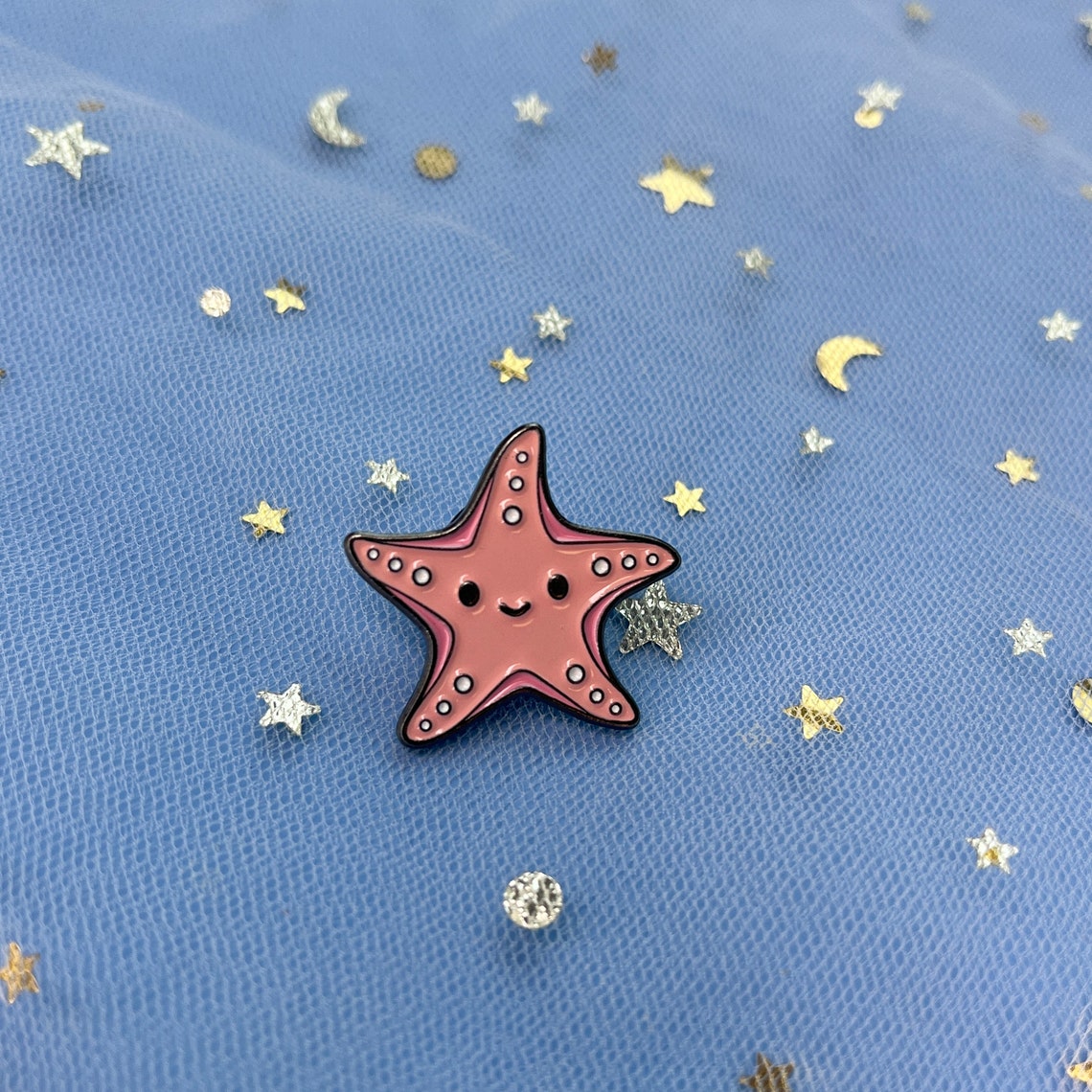Sea Animals Shark Jellyfish Starfish Pin Hard Enamel Pins - Etsy