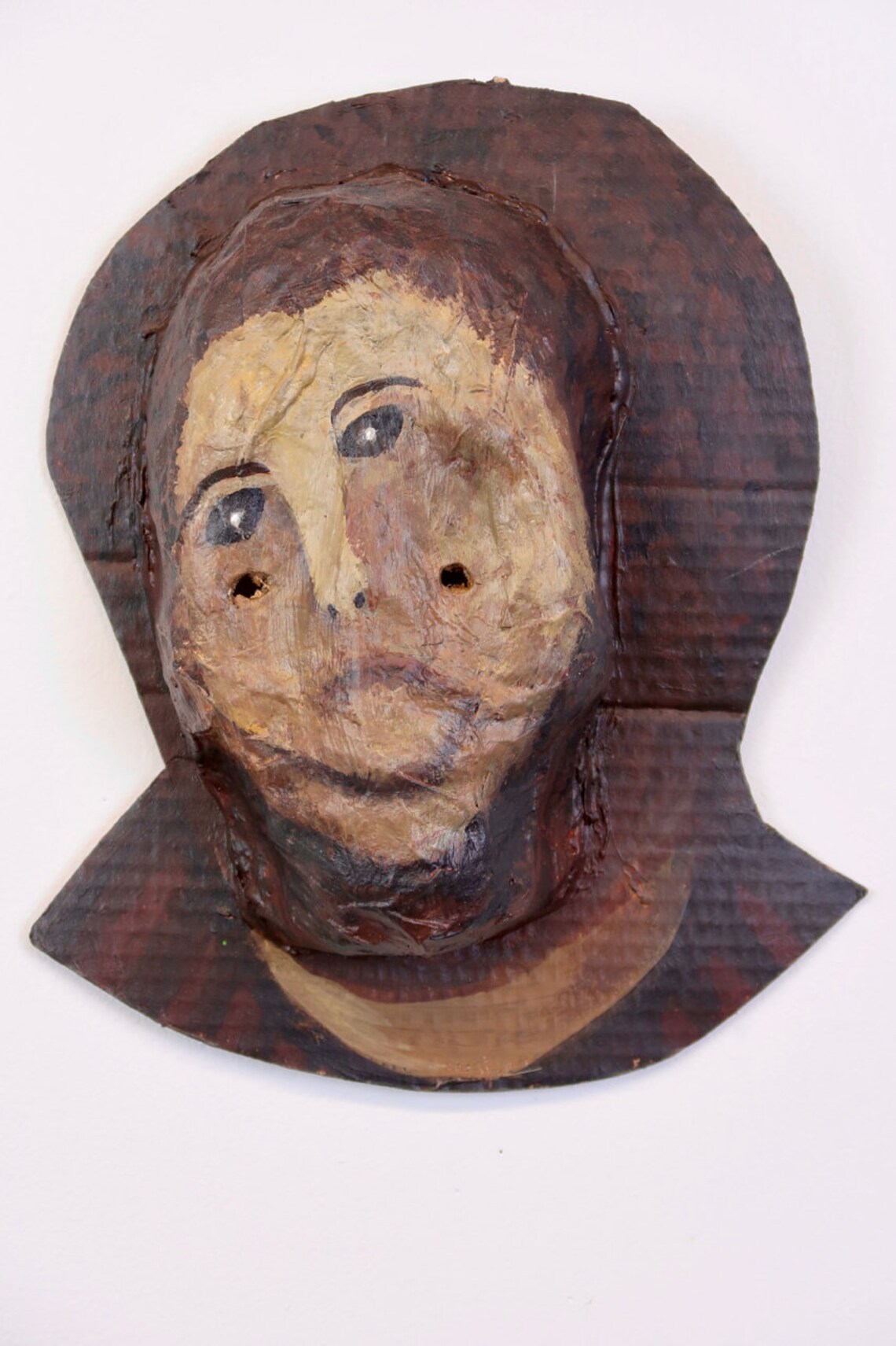 Ecce Homo Meme Mask, Botched Jesus Painting Restoration Painted Mask ...