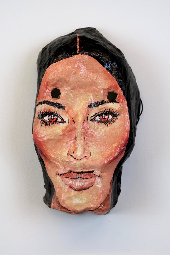 KIM K MASK Keep up With the Abject Horror of Kulture With - Etsy Israel