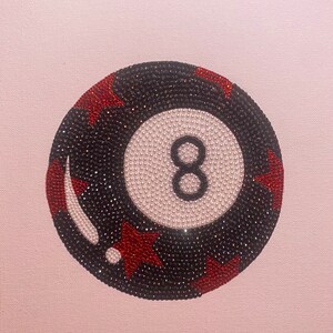 Magic 8-ball Rhinestone Canvas - Etsy