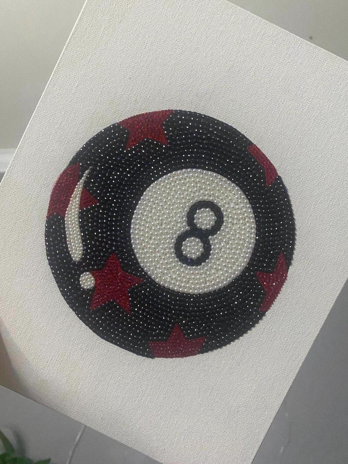 Magic 8-ball Rhinestone Canvas - Etsy