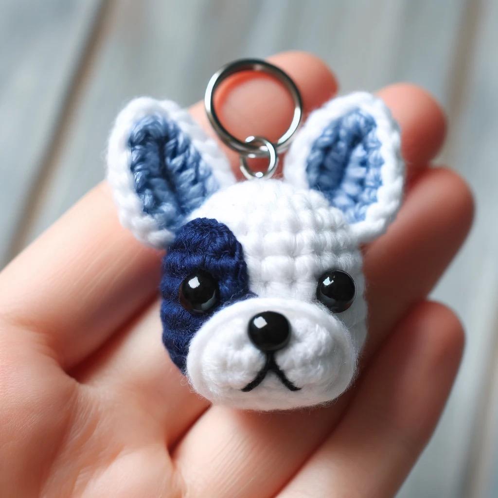 French Bulldog Frenchie Head Amigurumi Crochet Pattern PDF Cute DIY ...