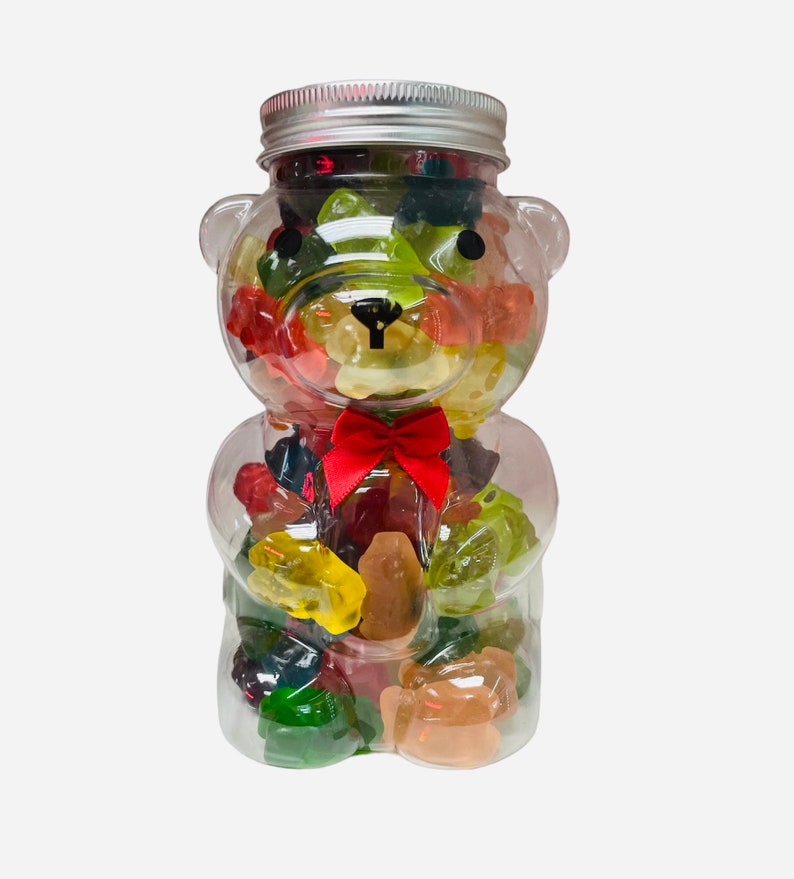 Gummy Bears Jar - Candy Gift Jar, Stuffed With Unique Gummies Candy - 1 ...