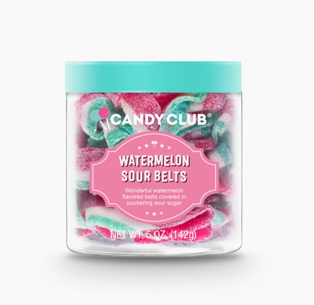 Watermelon Sour Belt Candy - Etsy