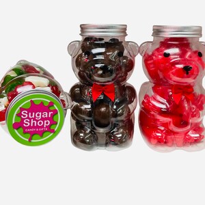 Gummy Bears Jar - Candy Gift Jar, Stuffed With Unique Gummies Candy - 1 Pound Gummy's Candies in ...