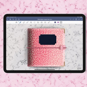 Pink Square Diary Digital Notebook for Goodnotes or as PDF - Etsy
